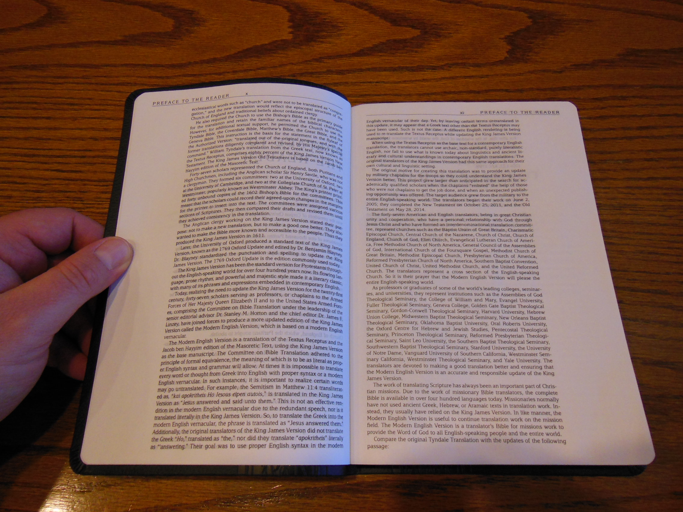 MEV thinline Bible – Snyder's Soapbox