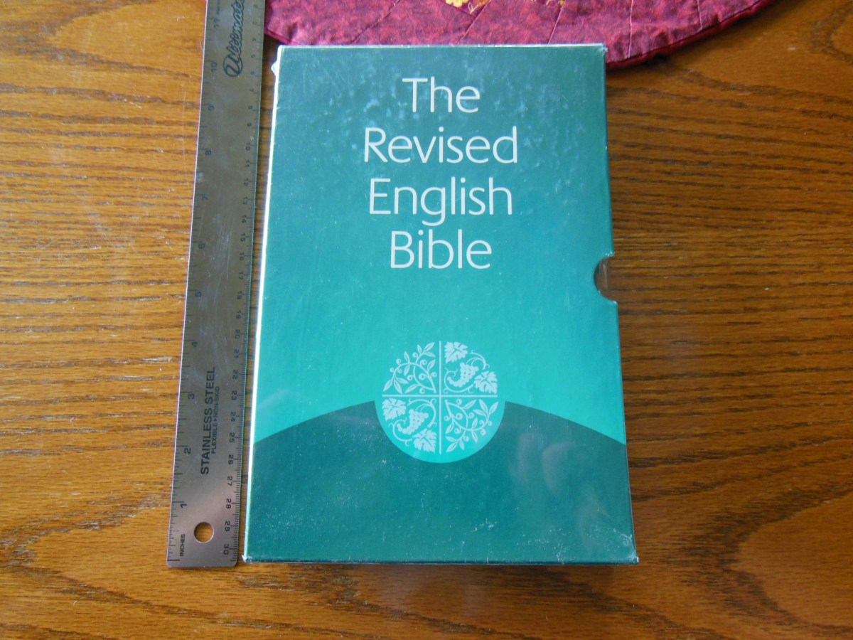 The Revised English Bible or REB, an odd thing here in the States ...