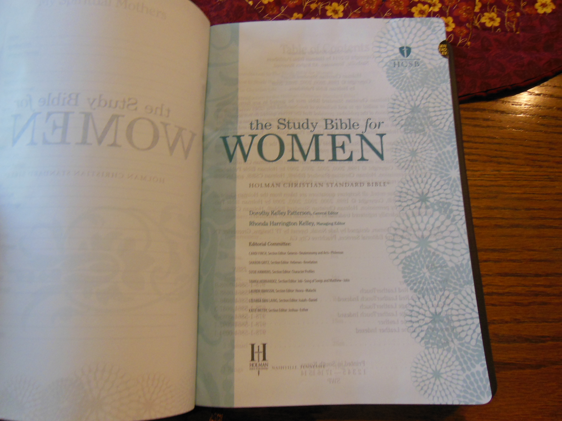 Holman woman’s hcsb study bible 027 – Snyder's Soapbox